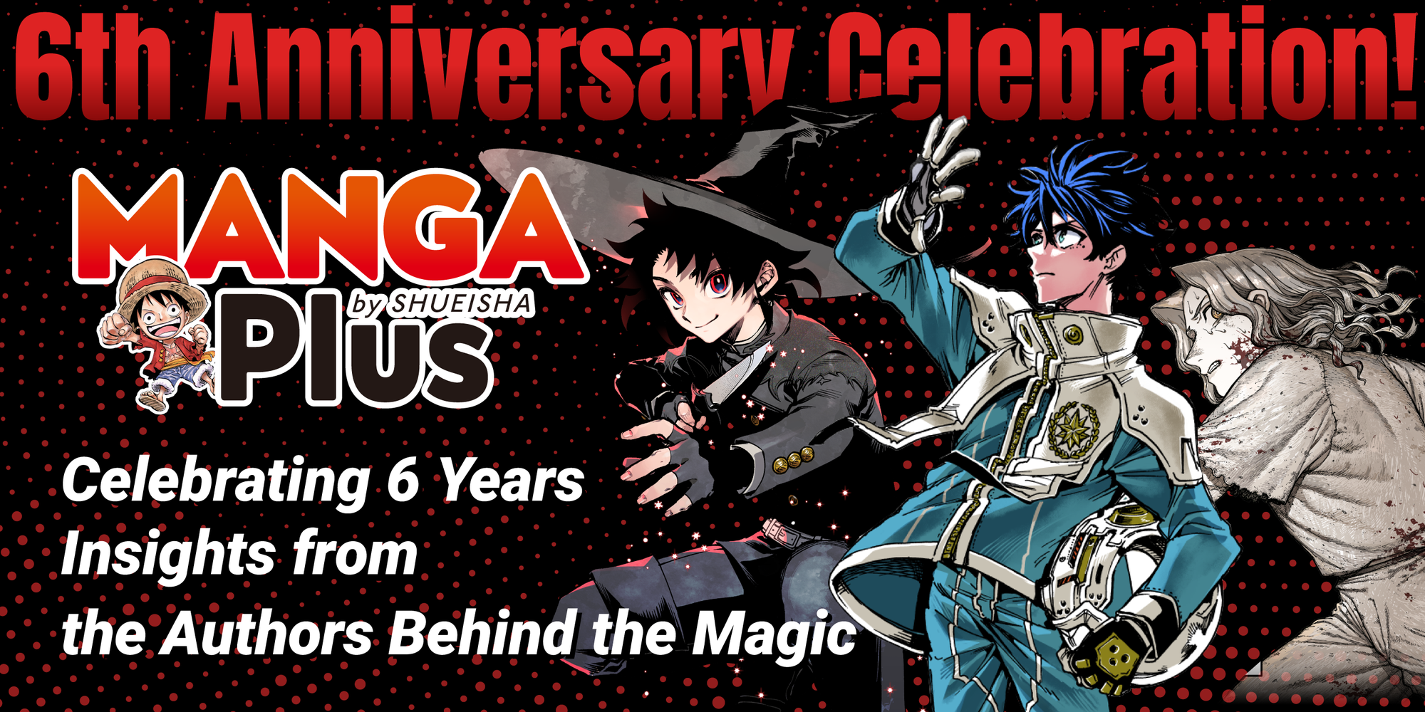 MANGA Plus Celebrates 6th Anniversary With Giveaway, Series of ...