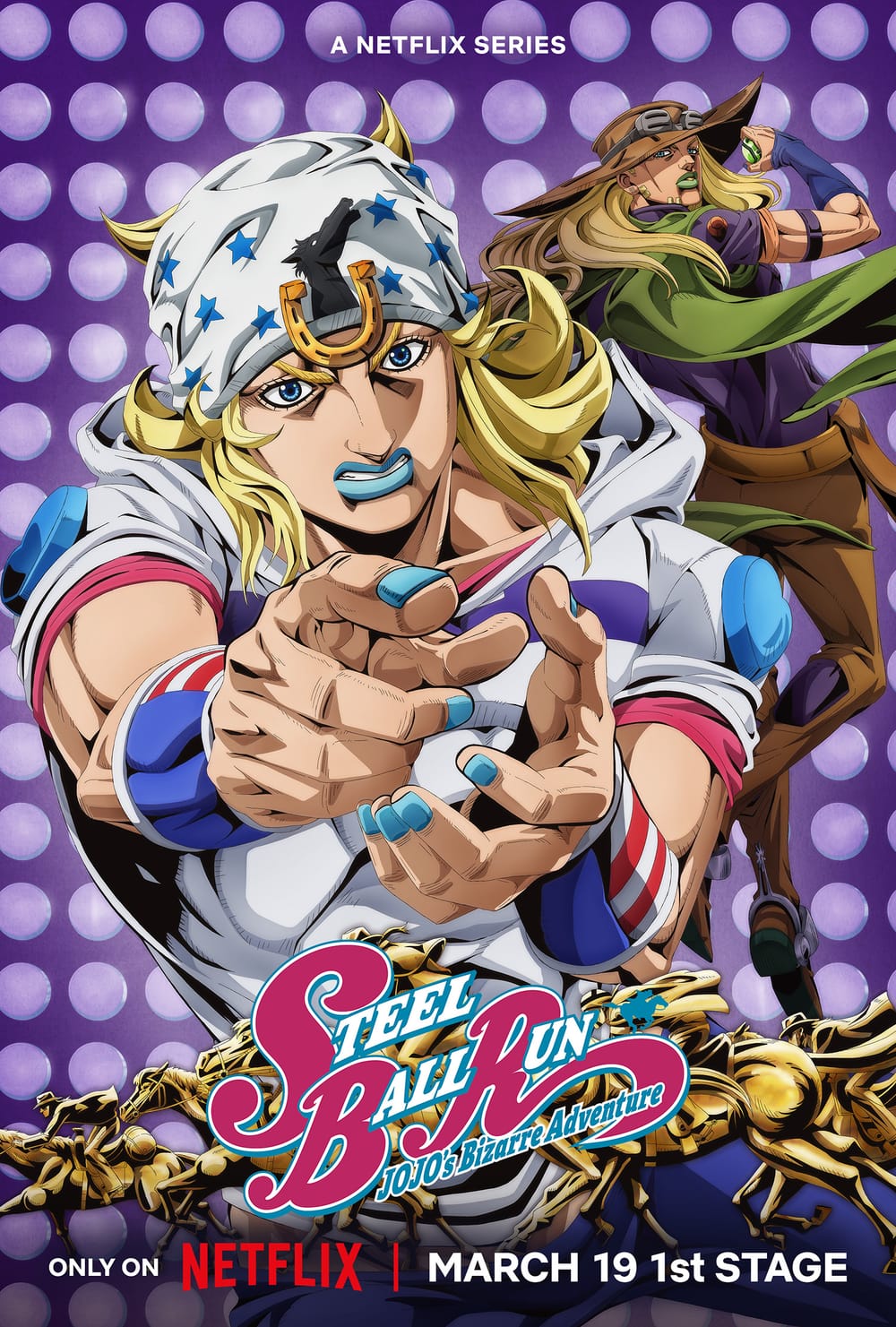 Jojo's Bizarre Adventure: Steel Ball Run Reveals March 18 Netflix ...